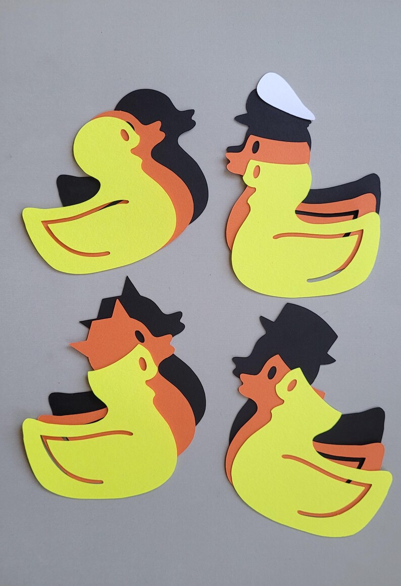 Rubber Duckies Svgs, Layered Digital Files - Etsy