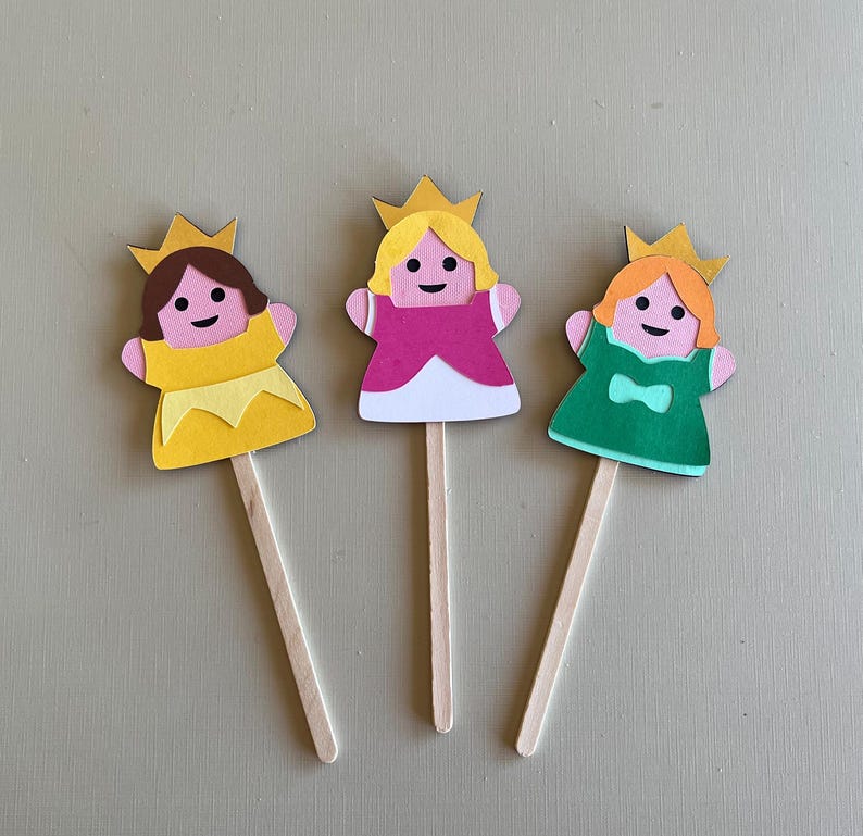 Fairy Tale Royal Family Stick Puppet Set Svgs, Digital Cut Files - Etsy