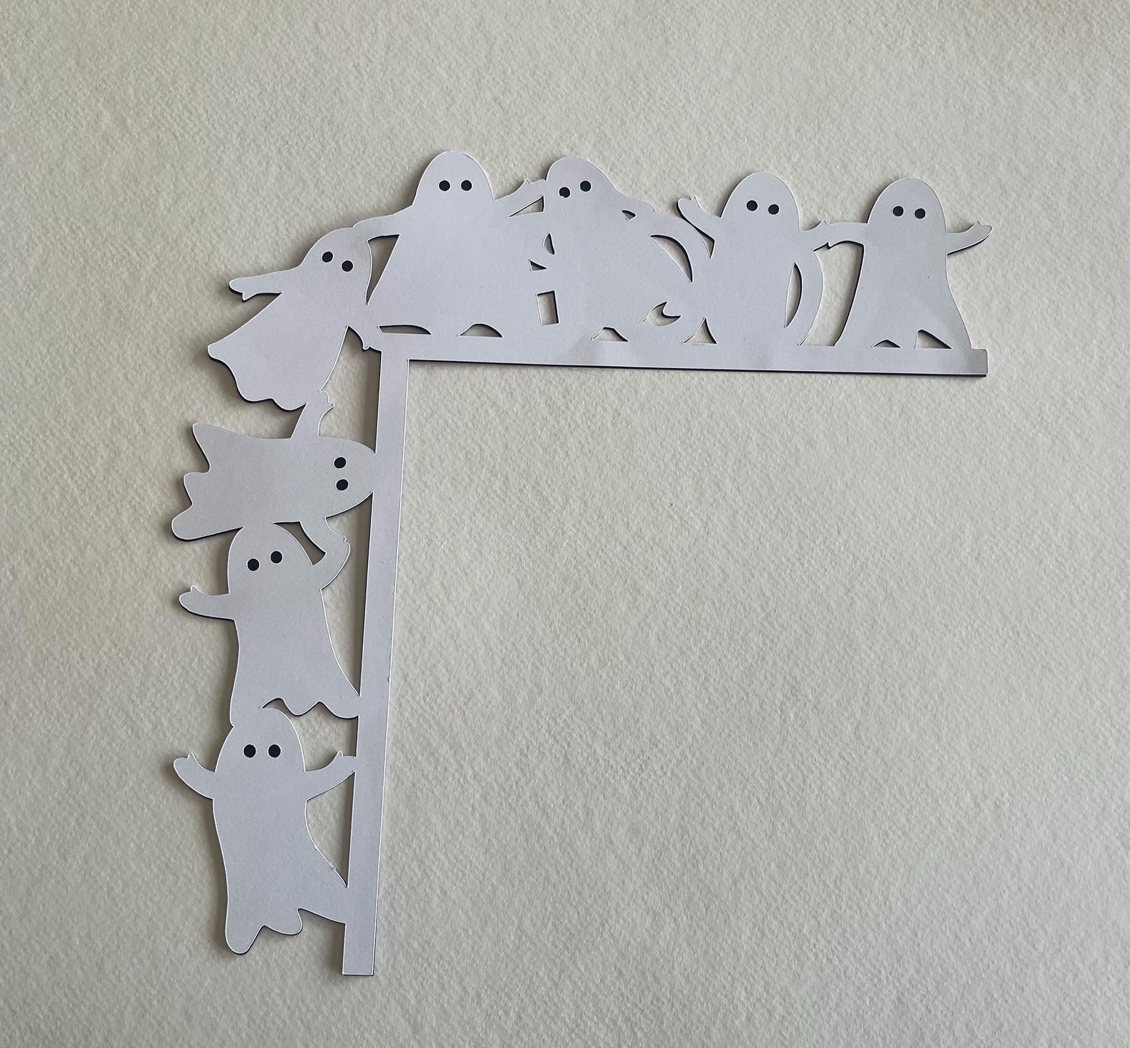 Silly Ghost Door Corner Set Svgs, Digital Cut Files - Etsy