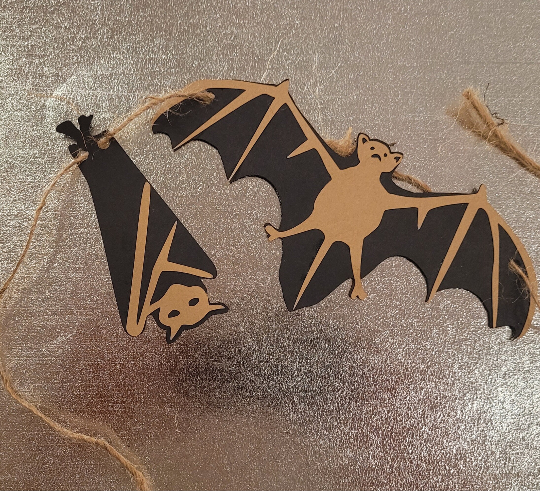 Cute Bat Banner and Cut Out Svgs, Hanging and Flying Digital Layered ...