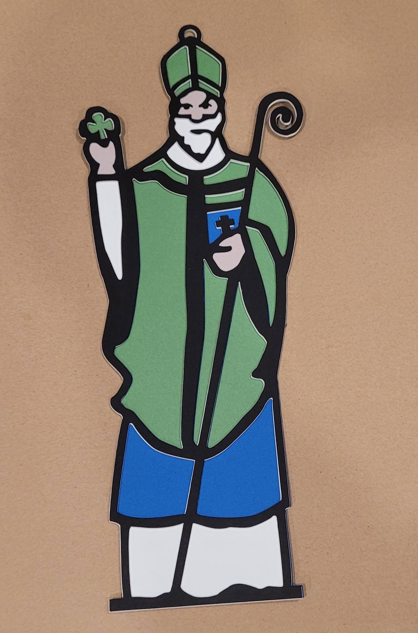 St. Patrick SVG, Five Layered Digital Cricut Cutting File - Etsy