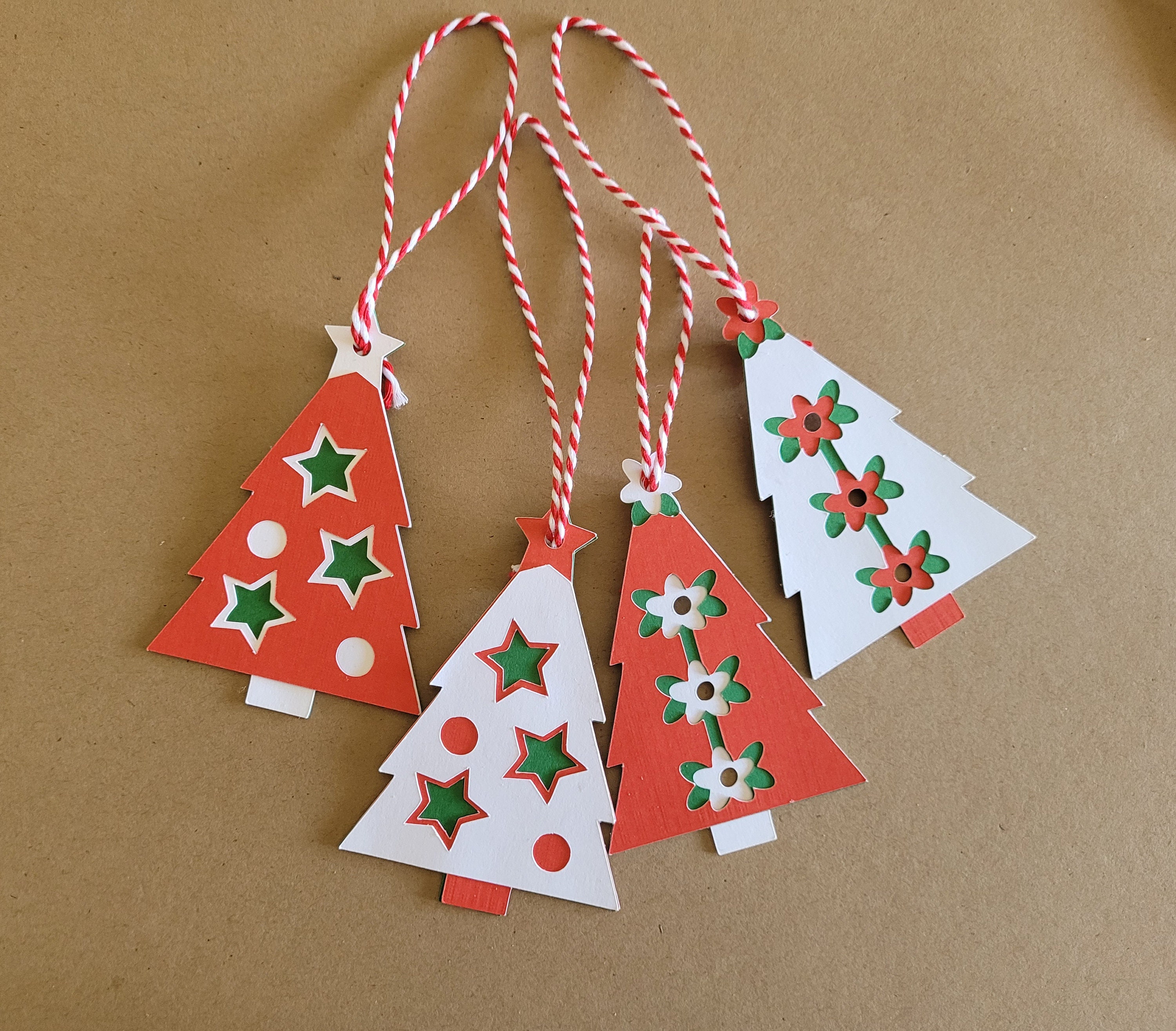 Danish Christmas Trees Svgs, DIY Layered Digital Files - Etsy