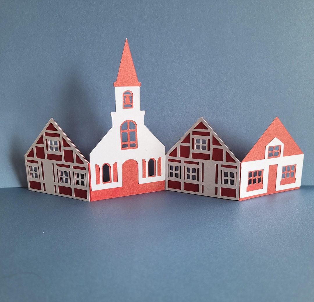Danish Village SVG, DIY Digital Cut File for Cricut - Etsy