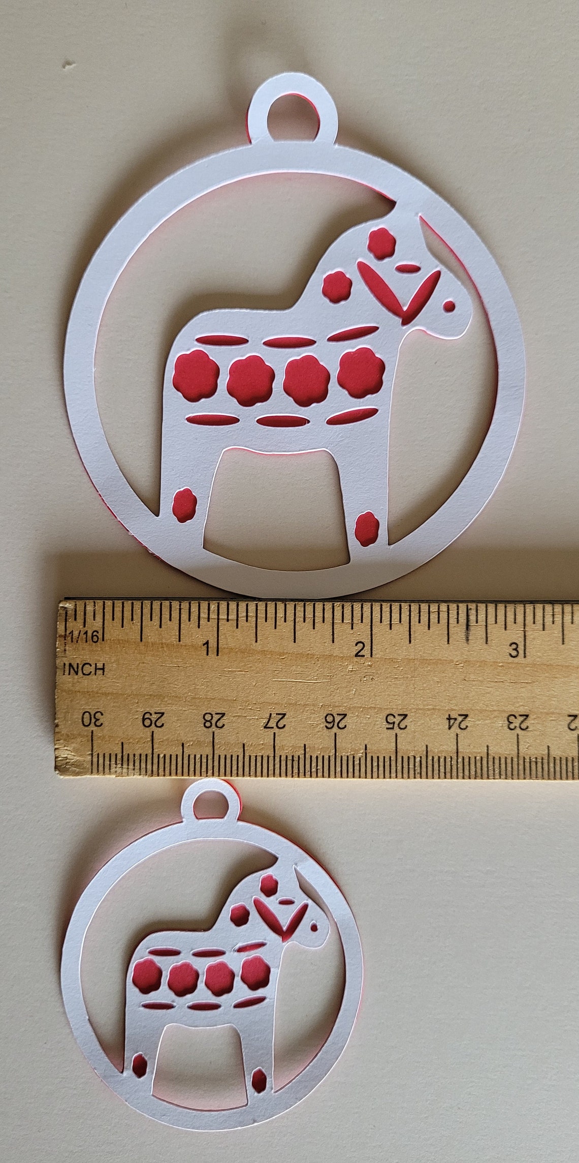 Danish Christmas Ornaments Set Svgs, Two Layered Cut Out Digital Files ...