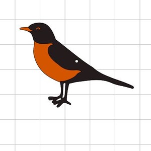 Robin Ornament and Cut Out SVG, DIY Cricut Digital Layered Image - Etsy