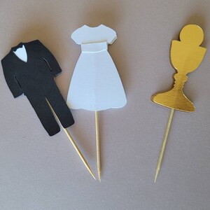 First Communion Cupcake Toppers SVG, Layered Digital File Set - Etsy