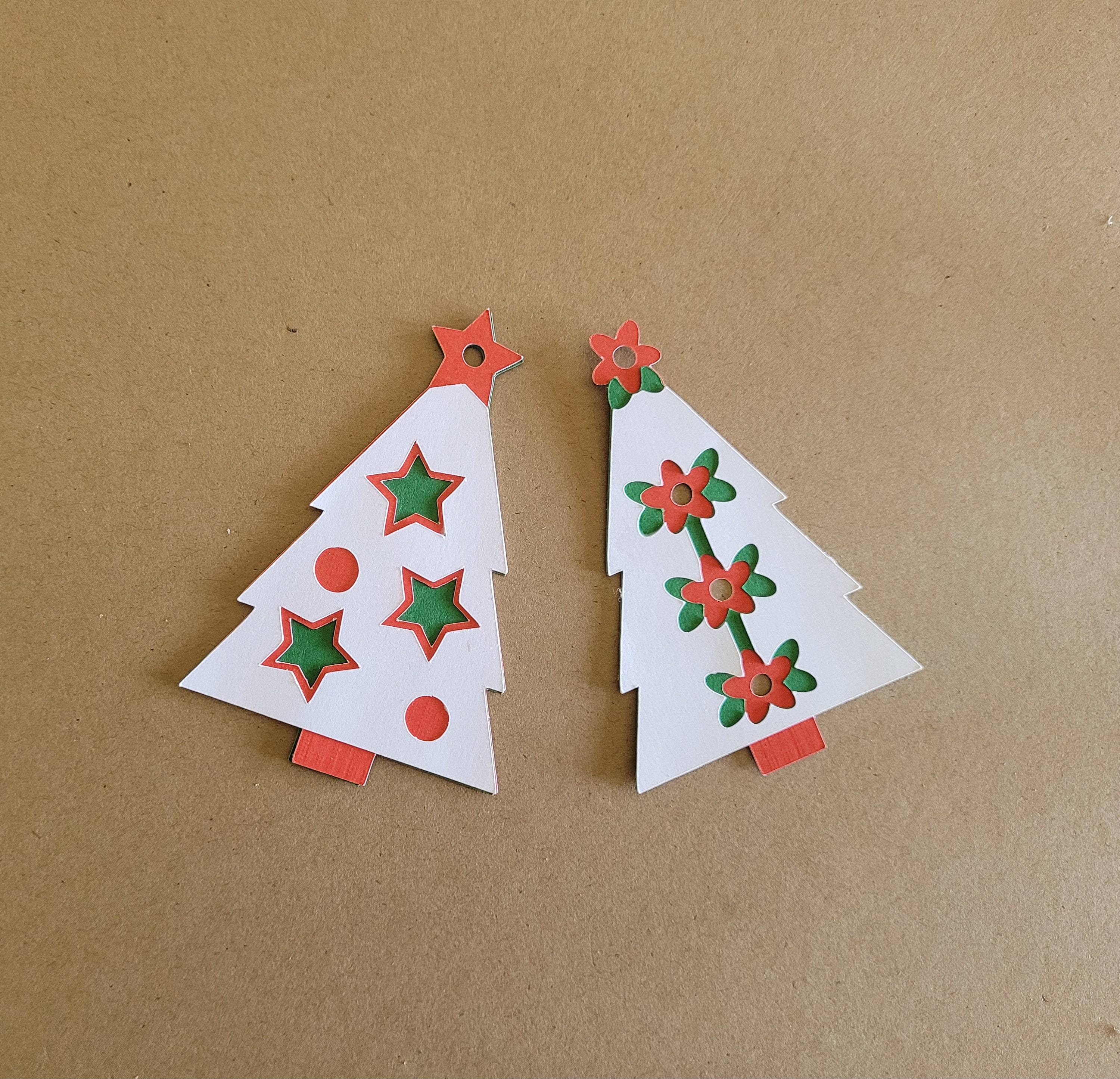 Danish Christmas Trees Svgs, DIY Layered Digital Files - Etsy