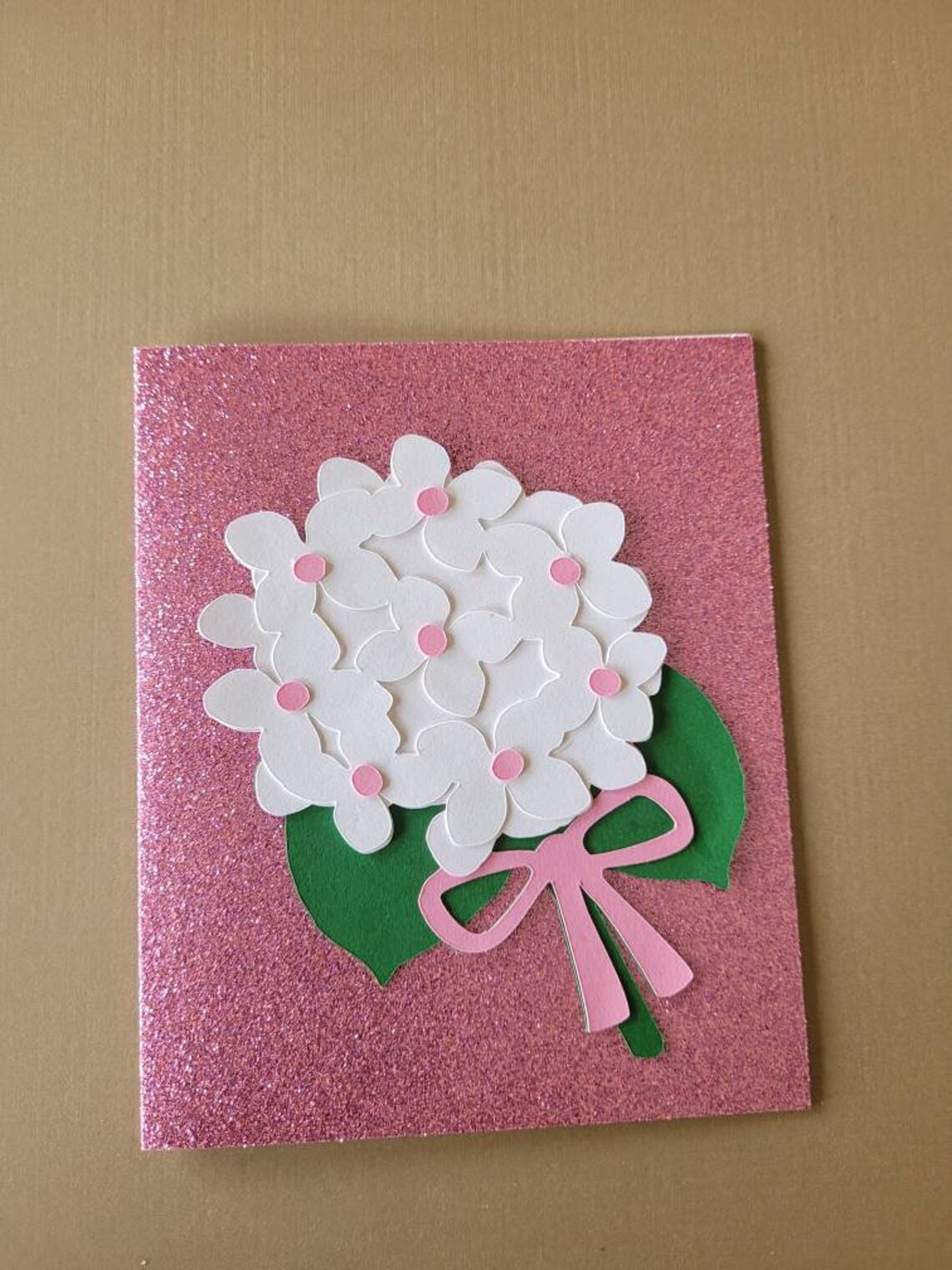 Hydrangea Wedding Card SVG Digital File to Make Layered - Etsy