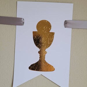 First Holy Communion Banner SVG, Layered Digital File Set - Etsy