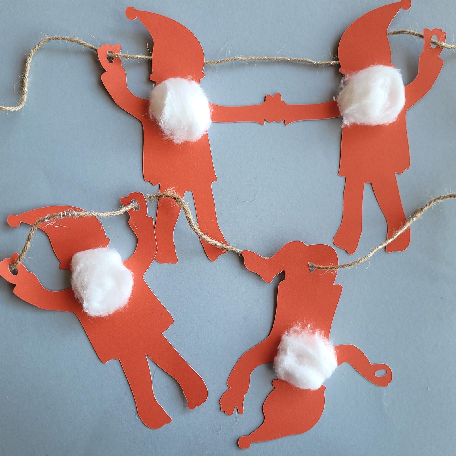 Hanging Nisse Banner SVG, DIY Scandinavian Elf, Tomte or Gnome Digital ...
