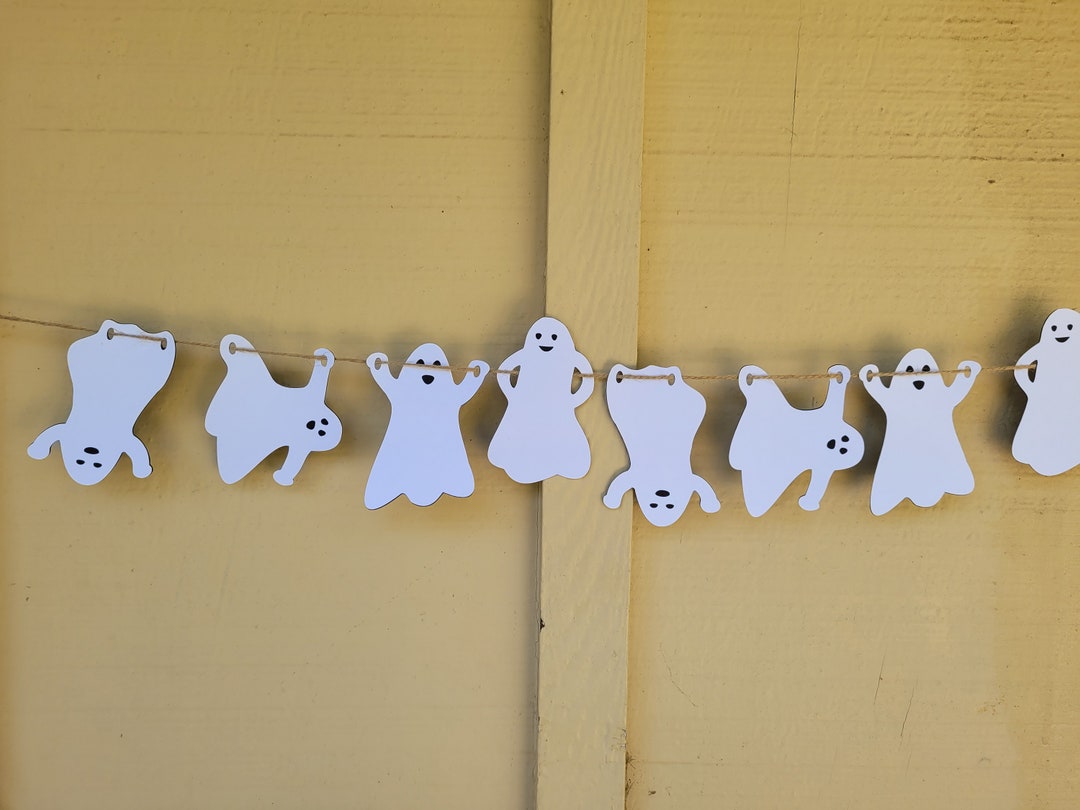 Hanging on Ghost Banner SVG, Layered Digital Images for Cricut - Etsy