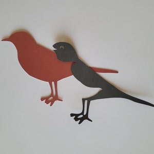 Robin Ornament and Cut Out SVG, DIY Cricut Digital Layered Image - Etsy