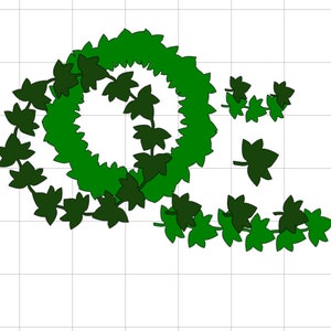 Ivy Spring and Wreath SVG: DIY Wedding Signage, Cricut Cut Files ...