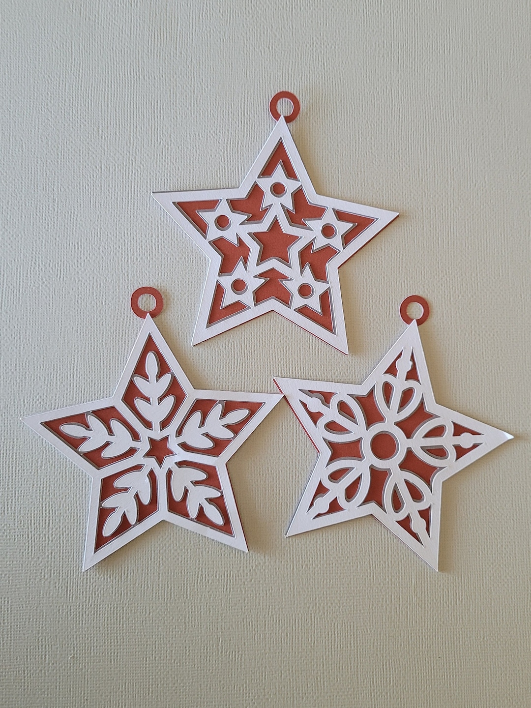 Danish Star Ornament Svgs, Layered Digital Files - Etsy