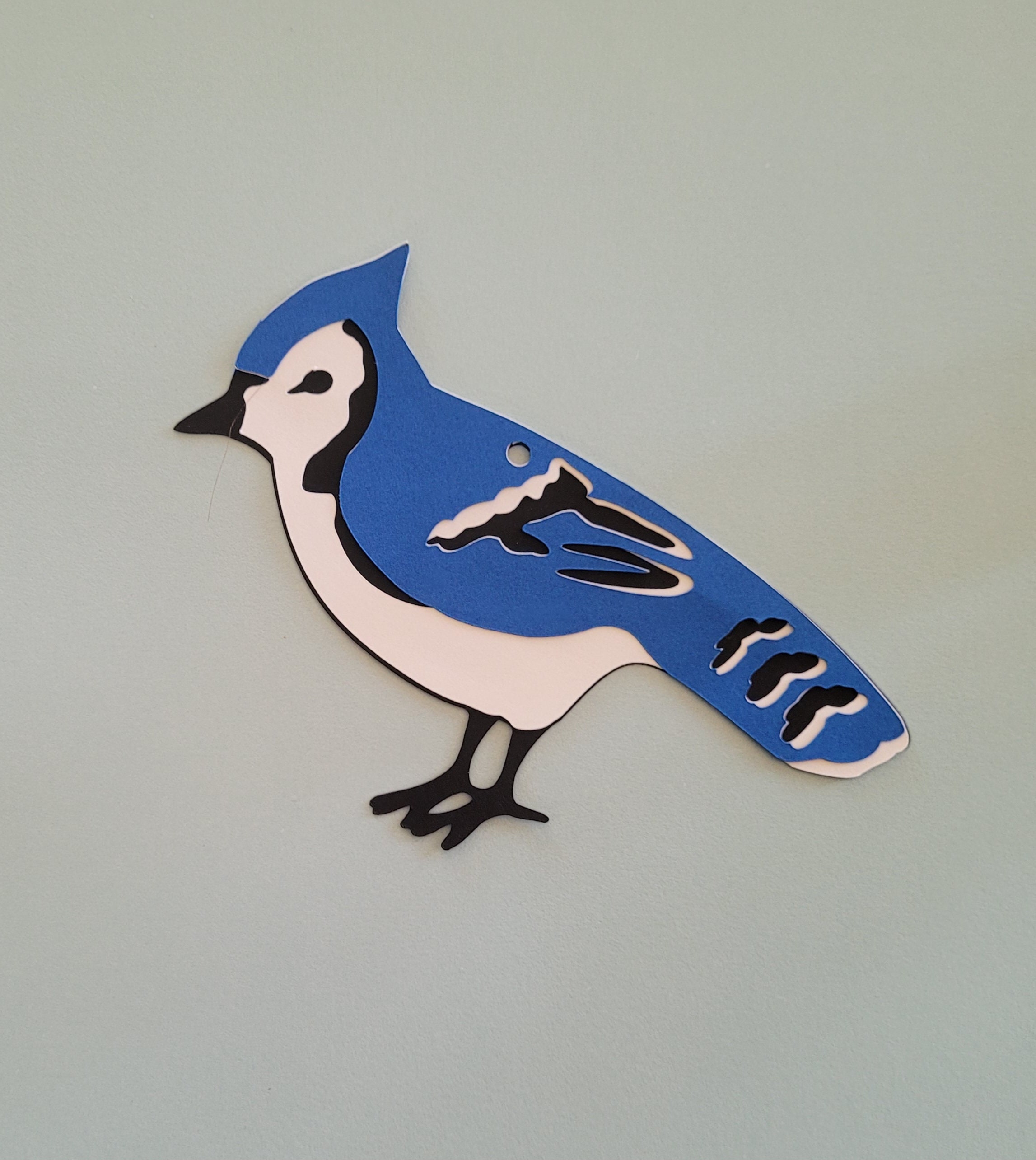 Blue Jay Ornament and Cut Out SVG, DIY Cricut Digital Layered Image - Etsy