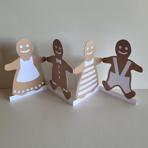 Iced Gingerbread Paper Chains SVG, DIY Christmas Digital Cut Files - Etsy