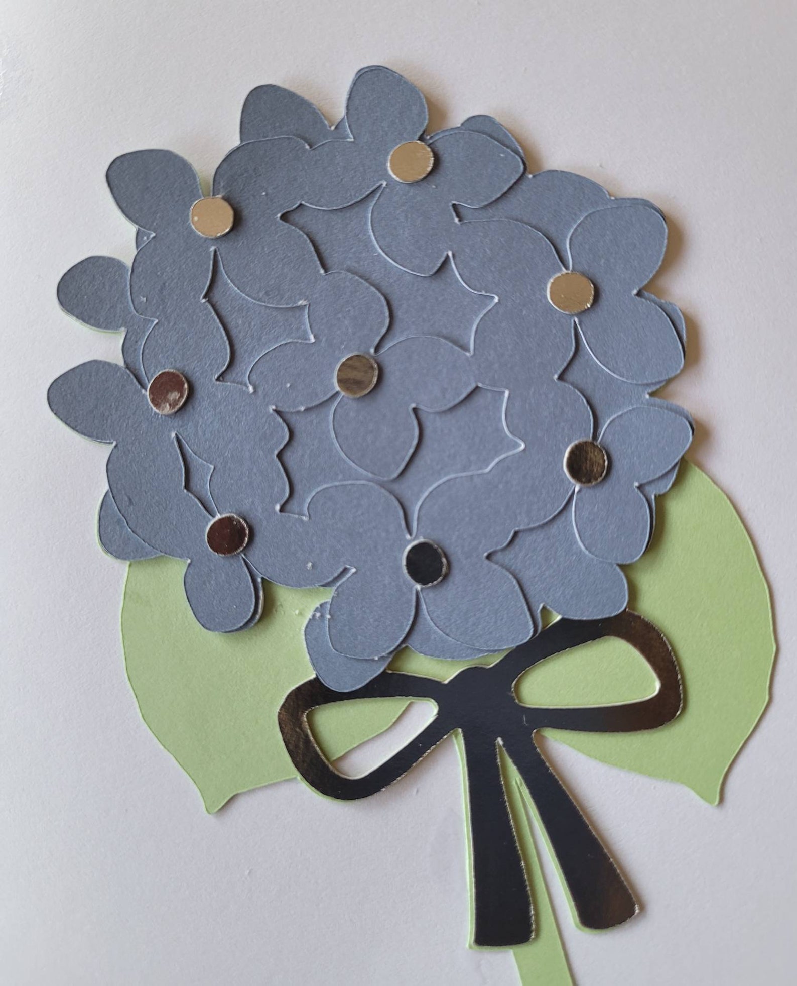 Hydrangea Wedding Card SVG Digital File to Make Layered - Etsy