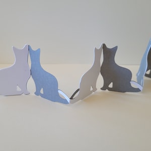Cat Paper Chains SVG, Pet Lover Decoration Digital Cut File for Cricut ...