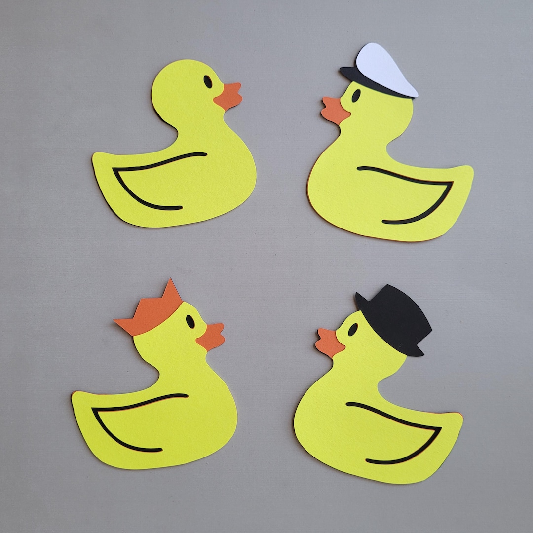 Rubber Duckies Svgs, Layered Digital Files - Etsy