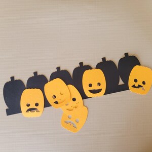 Halloween Paper Chain SVG Set: Ghosts, Cats, Jack-o-lanterns (digital ...
