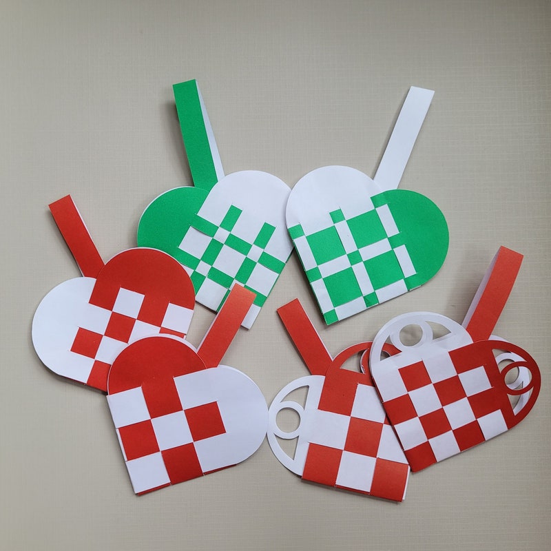 Heart White Basket - Etsy UK