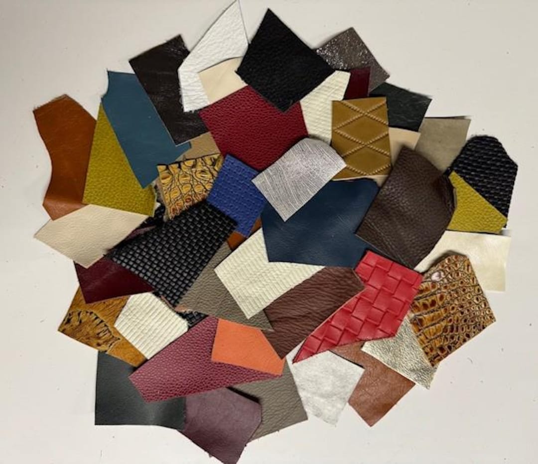 Multi Color Italian Leather SMALL Scraps | Perfect for Small Projects ...