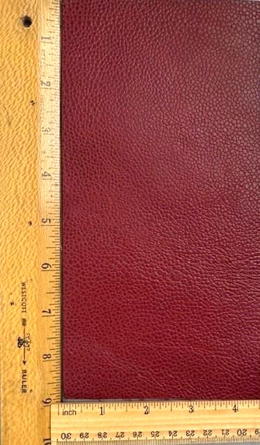 RED Embossed Leather With Shagreen Pebbled Graining, Pre-cut Pieces ...