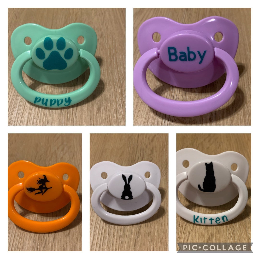 Design Your Own Simple ADULT Pacifier - Etsy