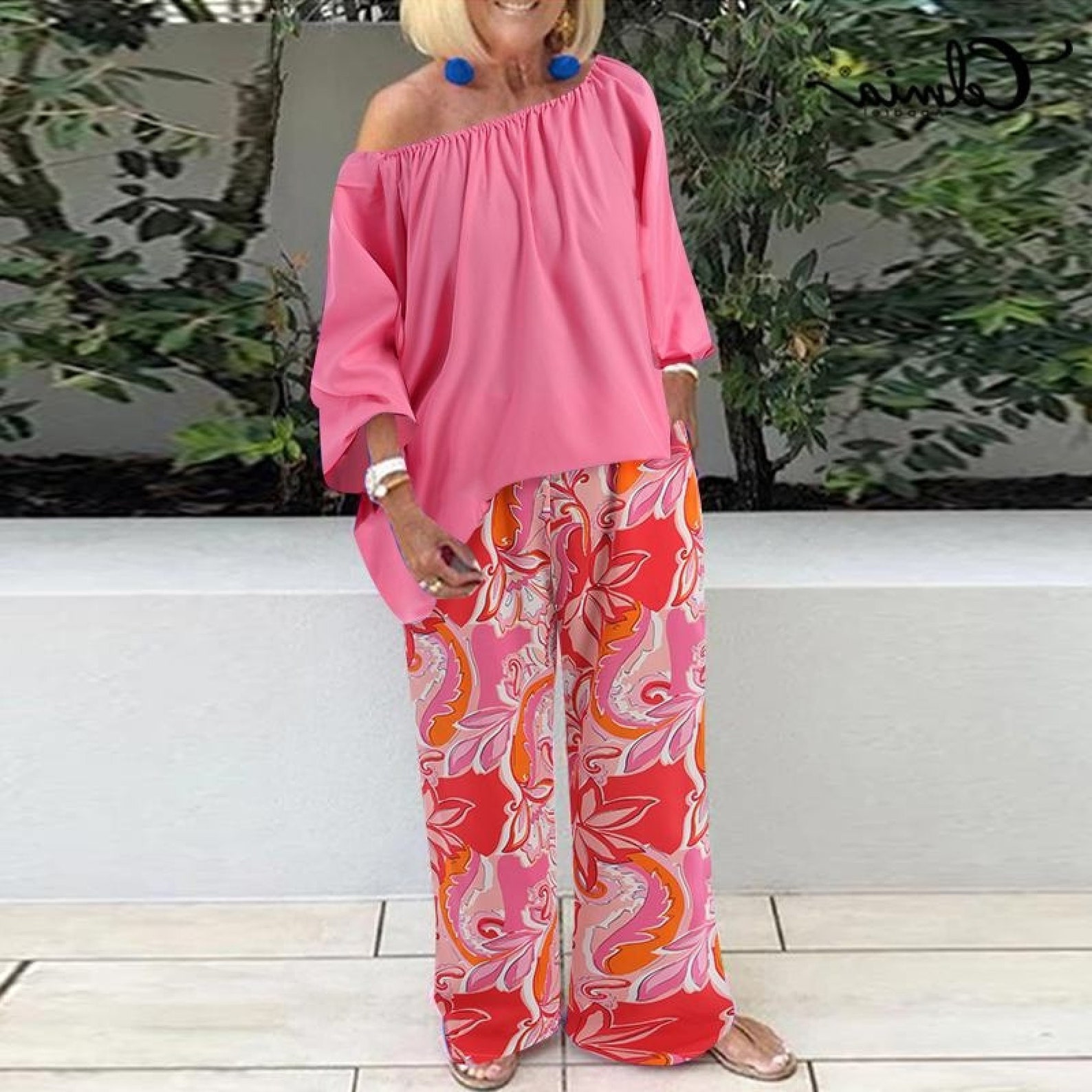 Casual 2 Pc Pants Suit Comfortable Loose Style for Leisure - Etsy