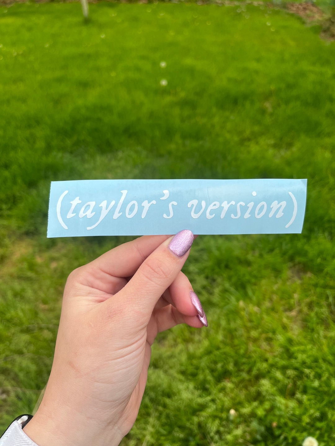 TAYLORS VERSION Taylor Sticker Ttpd Ts11 Taylor Swift Inspired Sticker ...