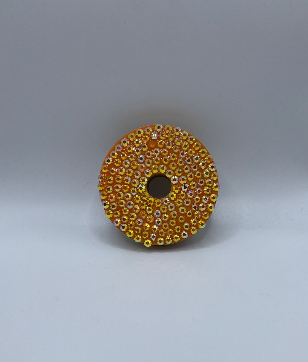 BEDAZZLED BAMBOO LID Bedazzled Soda Can Glass Lid - Etsy