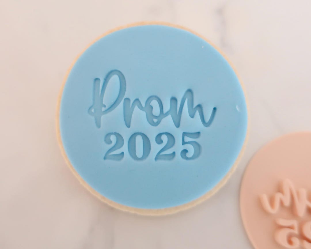 Prom 2025 - Fondant Embosser - Reverse Embosser, Cookie Debosser ...