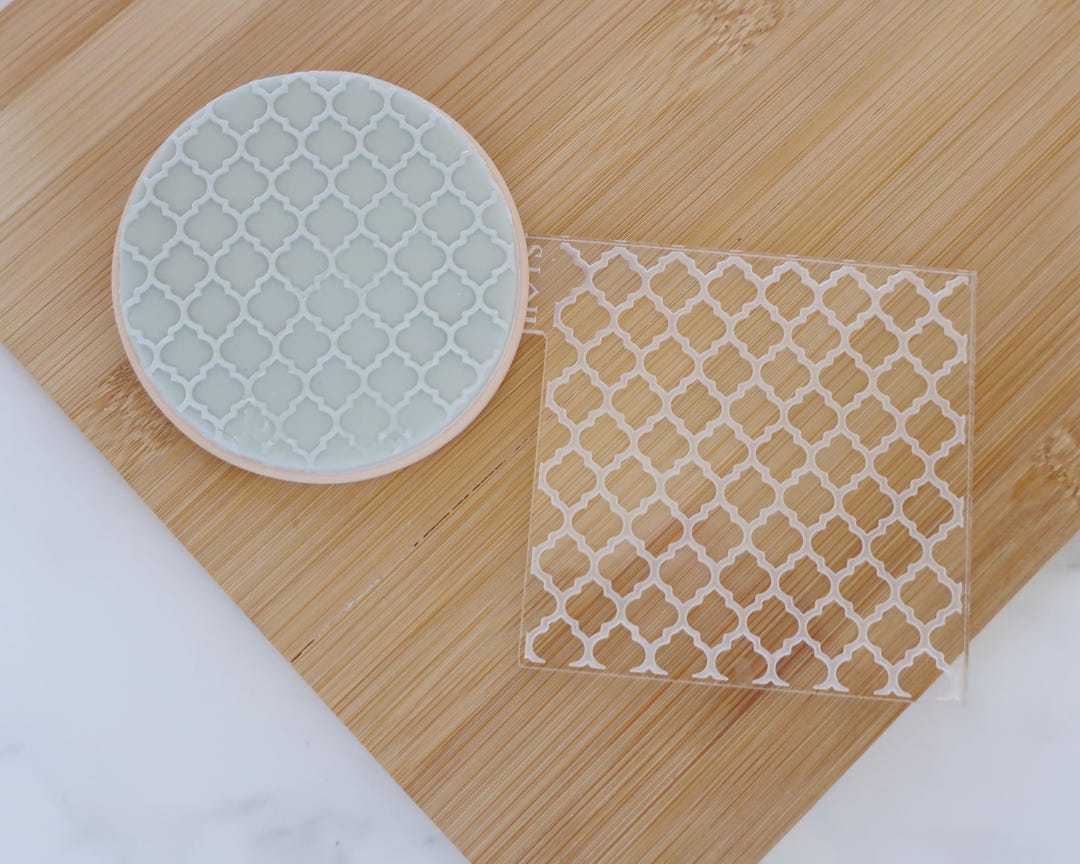 Arabesque Pattern Fondant Texture Tile Fondant Debosser, Fondant Embosser, Ornate Cookies ...