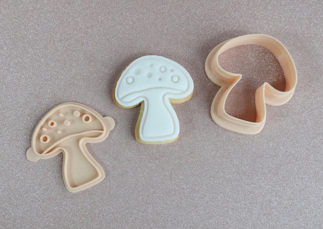 Toadstool/mushroom - Cookie Cutter, Fondant Stamp - Etsy