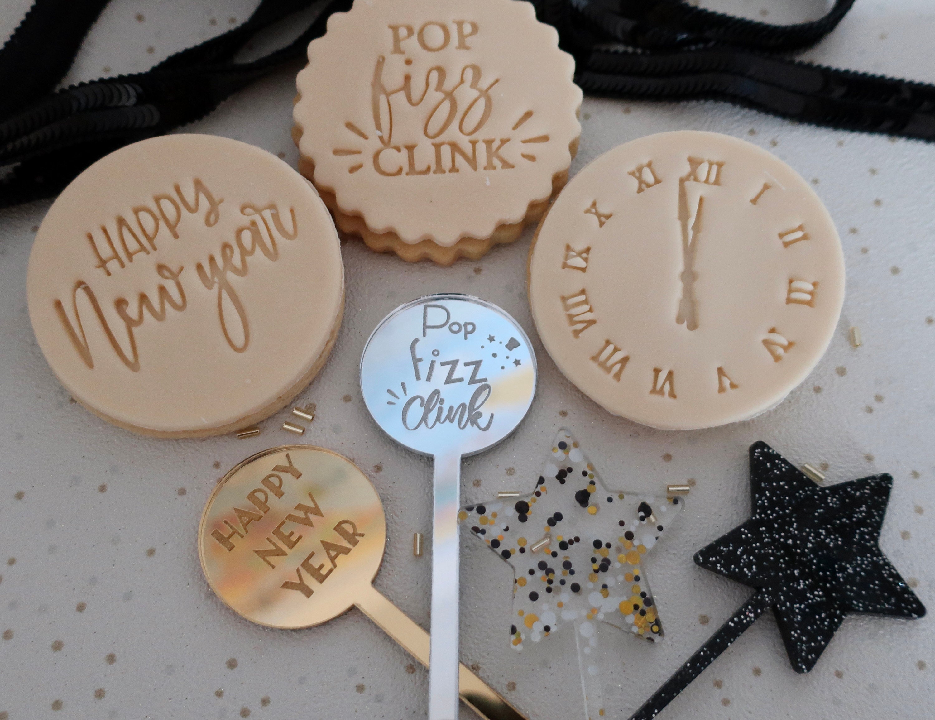 Clock Face Fondant Embosser / Stamp Cookies & Cupcakes - Etsy