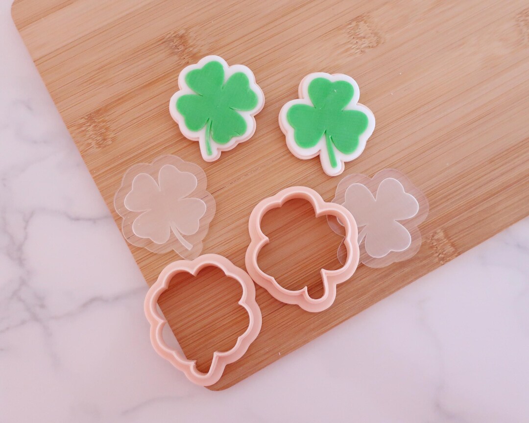 Good Luck Shamrock - Fondant Deboss Raised Embosser Stamp for Cookies ...