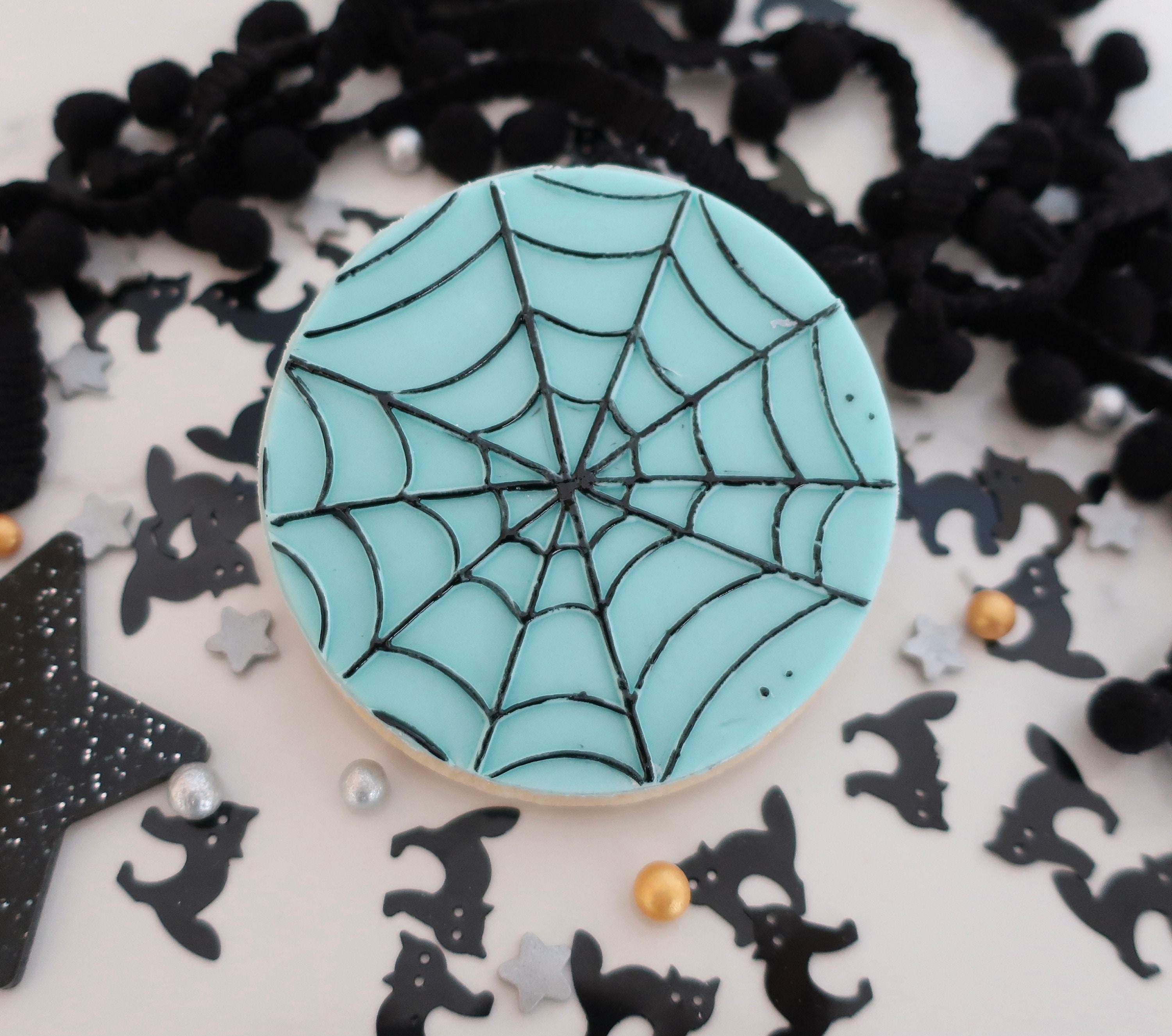 Spiderweb Texture Tile Fondant Debosser/ Embosser Stamp for - Etsy