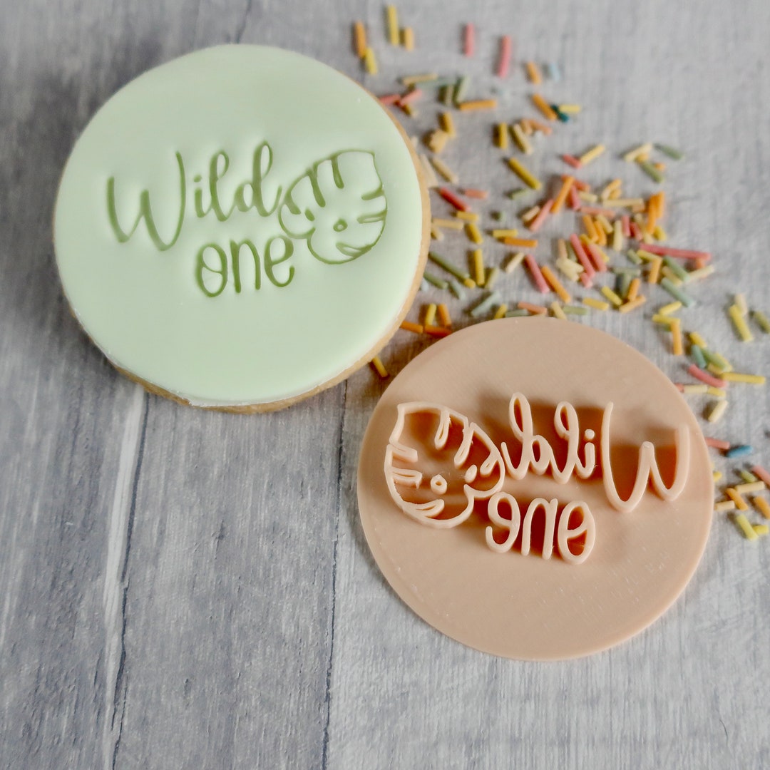 Wild One - Fondant Embosser / Stamp - Cookies & Cupcakes, Birthday - Etsy