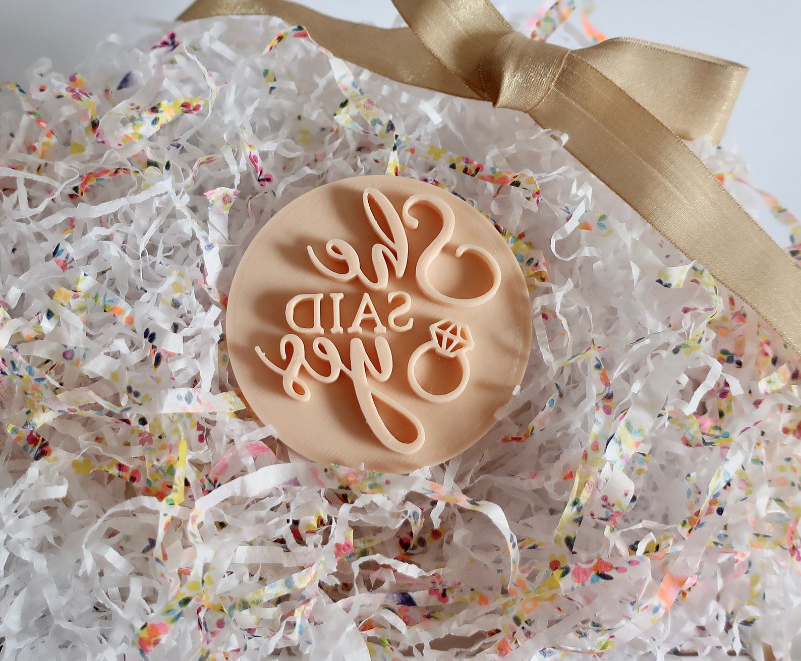 She Said Yes - Fondant Embosser / Stamp - Cookies & Cupcakes/ Wedding ...