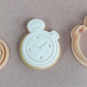 Pocket Watch - Cookie Cutter, Fondant Stamp - Time/ Tea Party/ Clock ...