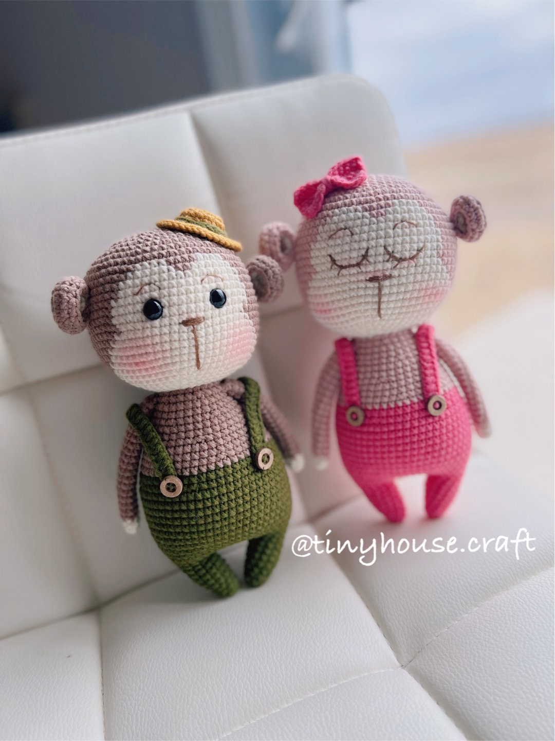 Monkey Crochet Toy / Monkey Amigurumi/ Handmade Finished Toy / Monkey ...
