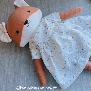 The Fox Cloth Doll, Fox Doll, Fox Cloth Toy, Handmade Doll, Soft Toy ...