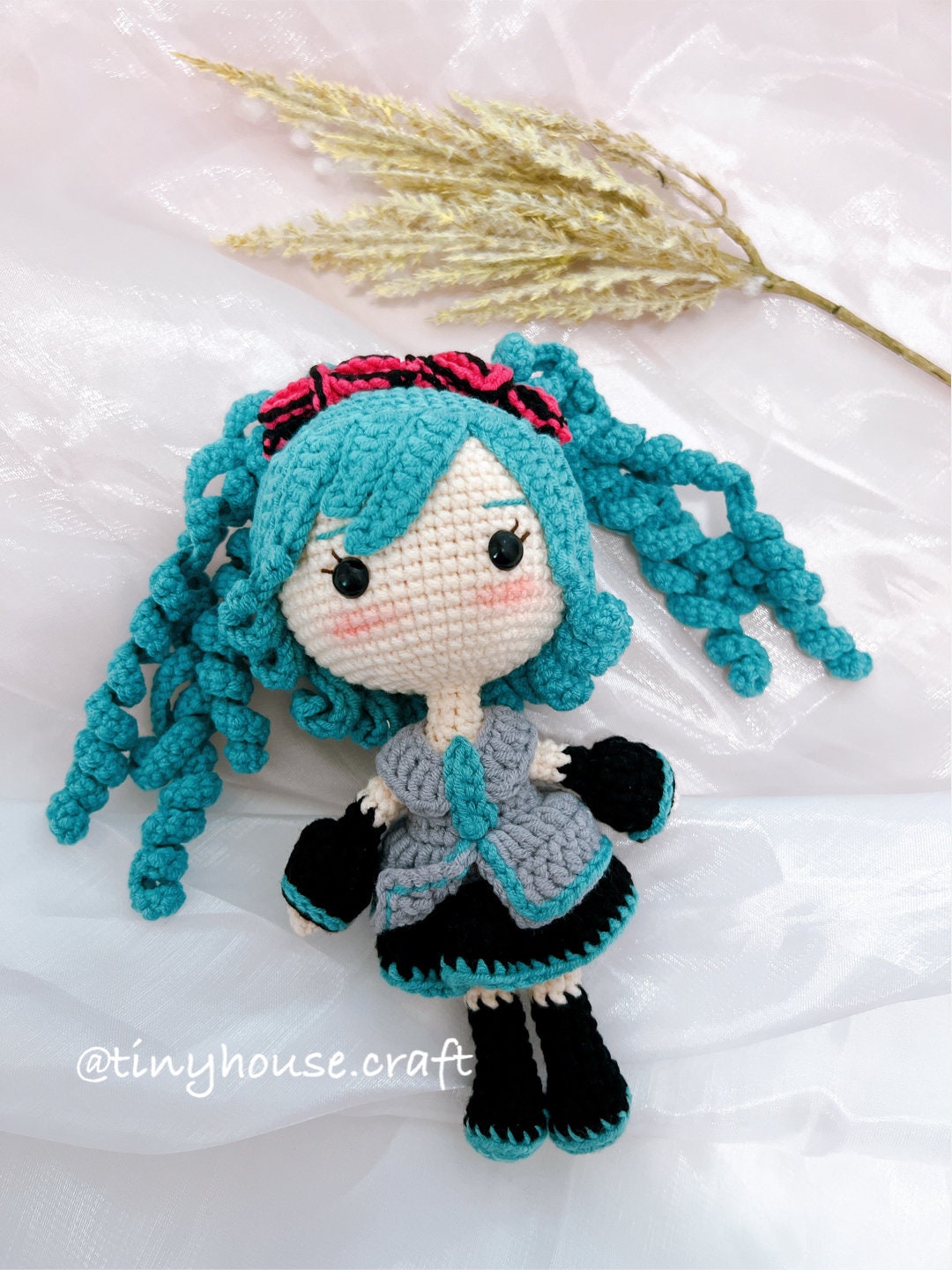 Hatsune Miku Amigurumi /crochet Hatsune Miku/ Handmade Hatsune Miku ...