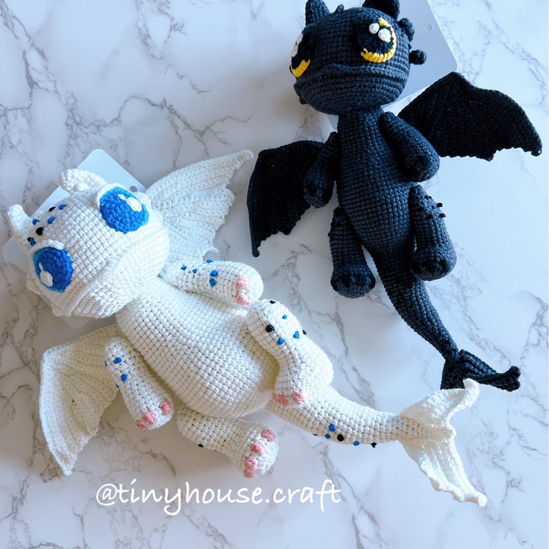 Toothless Crochet Pattern - Etsy