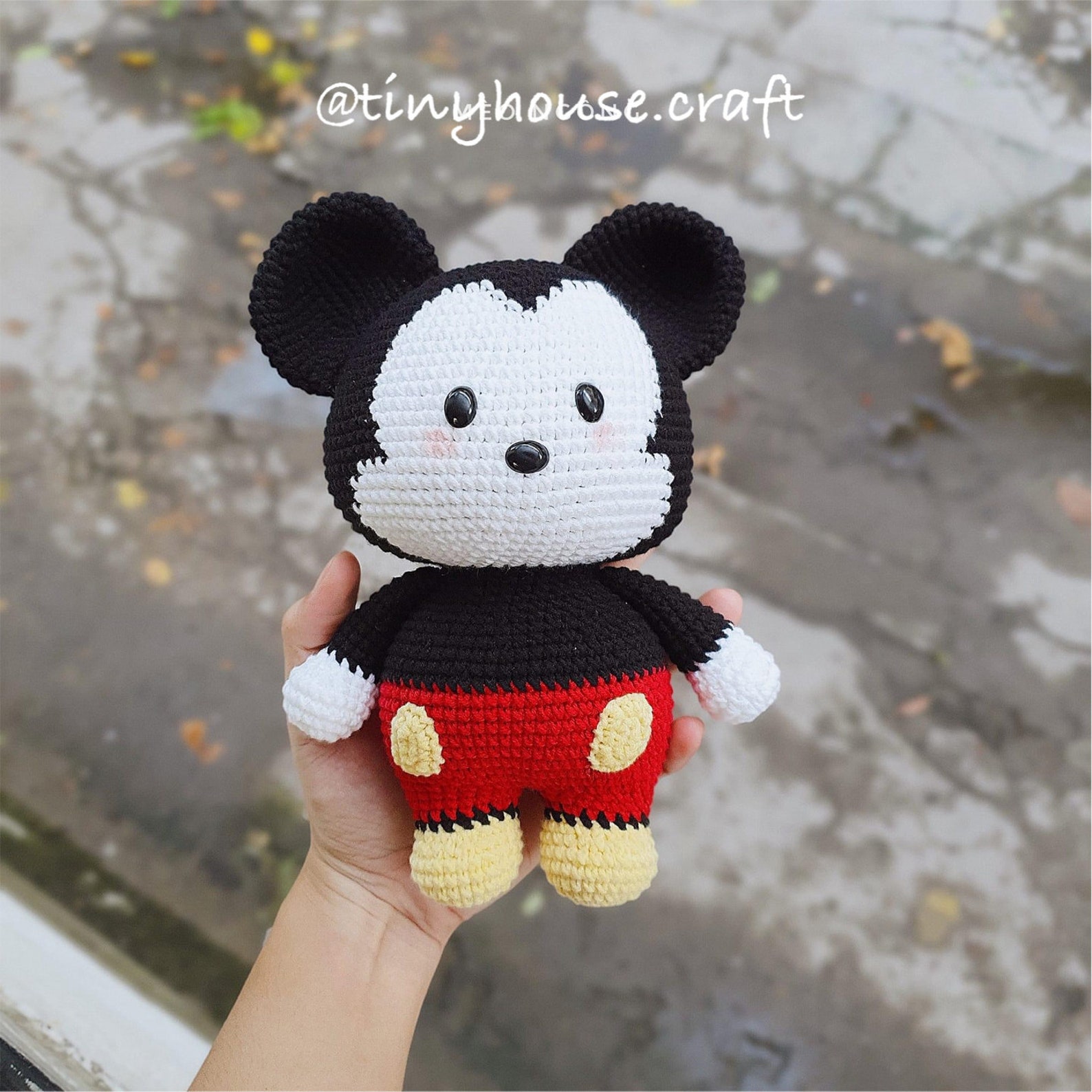 Mickey Disney Crochet Doll, Crochet Mickey, Mickey Crochet, Mickey ...
