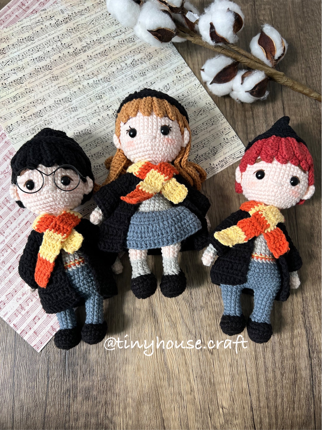 Crochet Harry Potter Doll, Amigurumi Harry Potter Doll, Crochet ...