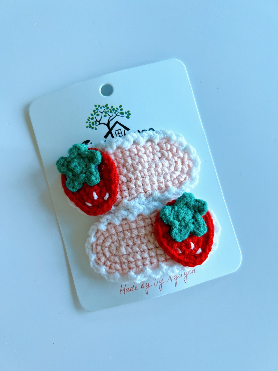 Cute Crochet Animal Hair Clips Handmade With Yarn and Snap Clip, Best ...