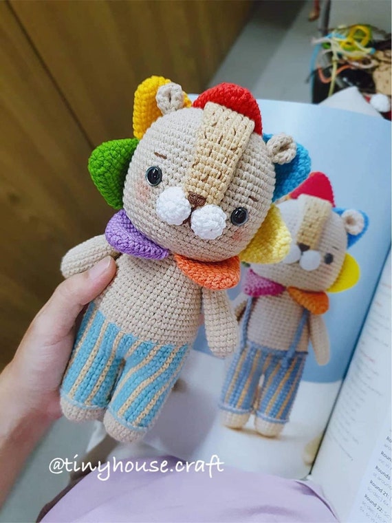 Jojo the Lion Crochet Amigurumi Finished Toy - Etsy