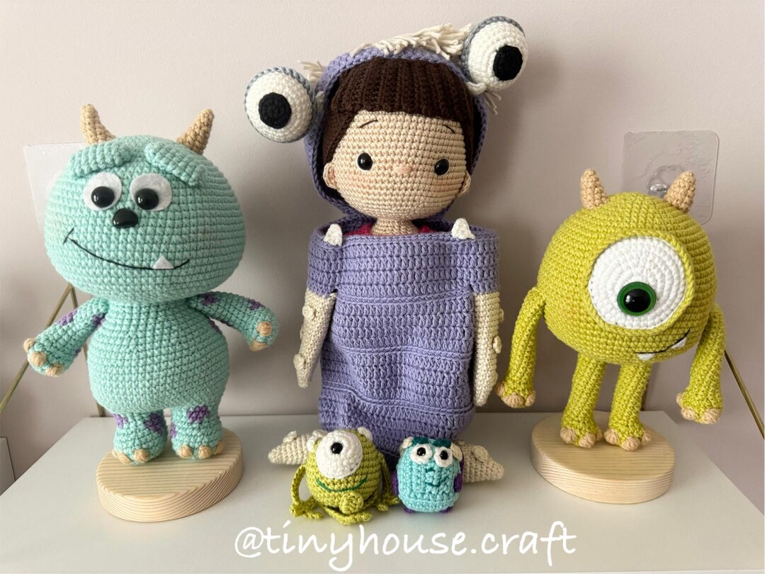 Monster’s University Amigurumi/ Sully Crochet / Mike Amigurumi ...