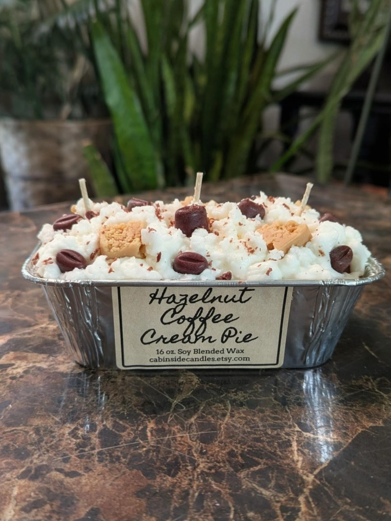 Hazelnut Coffee Cake Loaf Pan Candle - Etsy